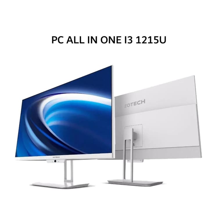 ZOTECH PC ALL IN ONE I3 1215U 8GB 256GB DOS 23.8FHD WHITE | Agres ID