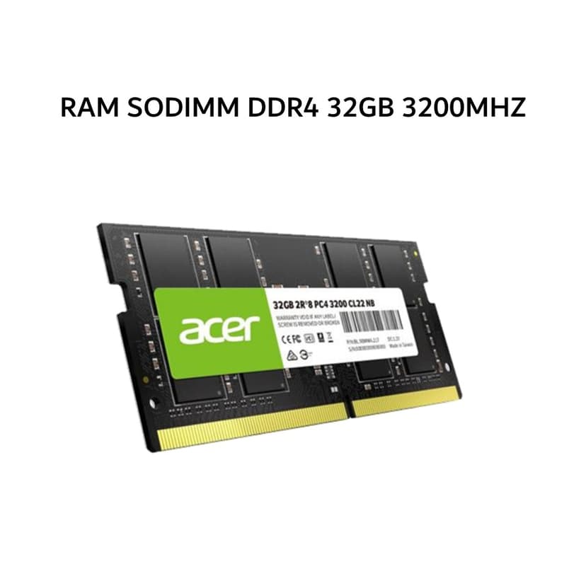 ACER RAM SODIMM DDR4 32GB 3200MHZ- CL22 SD100 | Agres ID