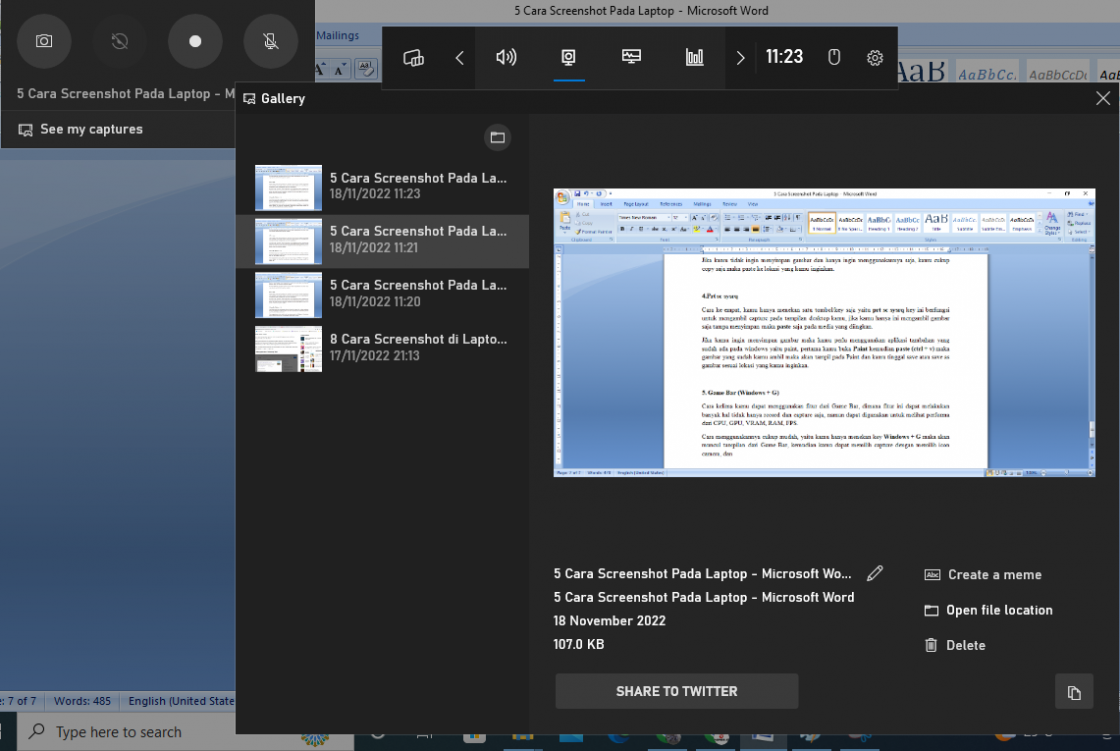 5 Cara Screenshot Di Laptop dan PC Windows, Hanya Dengan Hitungan Detik ...
